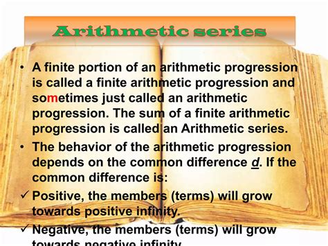 Arithmetic Progression PPTX