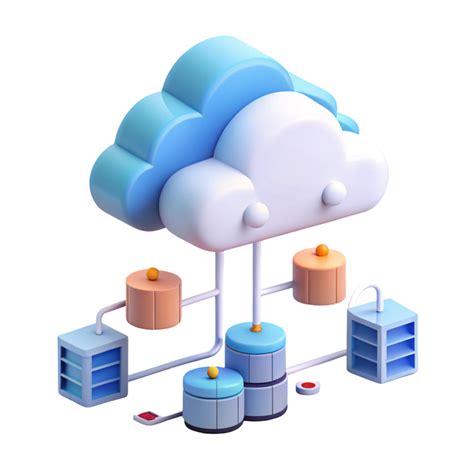 3d Illustration Of Cloud Computing Network And 54621606 Png