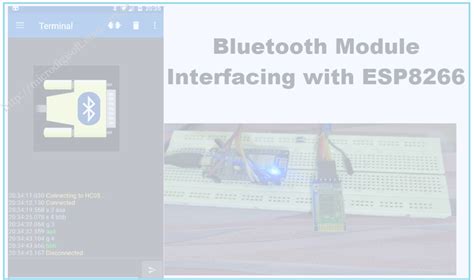 Hc 05 Bluetooth Module Controlling An Led With Esp8266