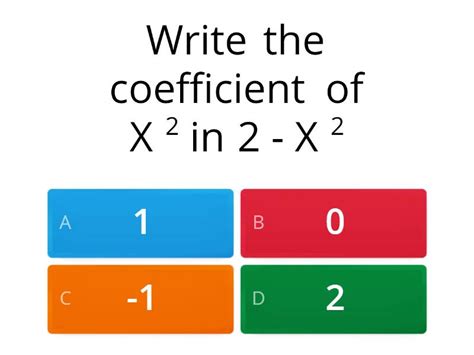 Polynomials Quiz