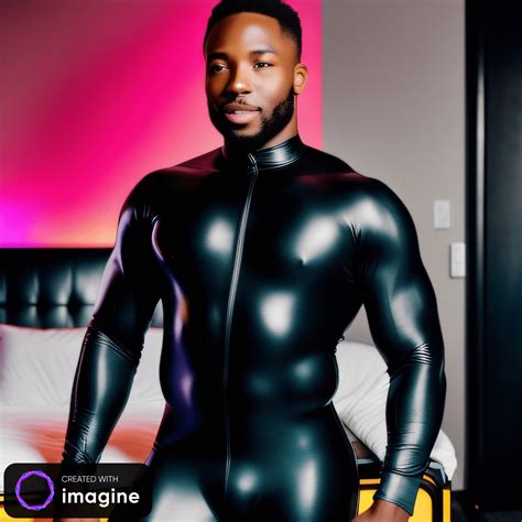3 Black Males Wearing Latix Catsuits Raigeneratedart 3 Black Males Wearing Latix Catsuits Raigeneratedart