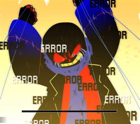 Underverse 0 7 Error Sans Милые рисунки Смешное ретро Готы парни