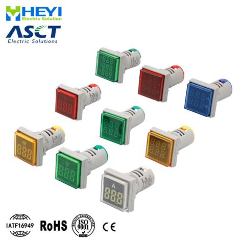 Digital Voltmeter Ammeter Hz Meter Signal Lights Current Frequency Indicator Tester China