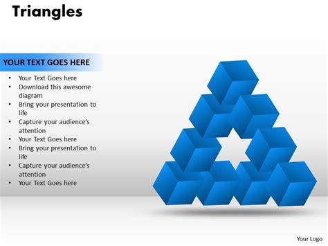 Triangles Ppt Diagram PowerPoint Slide Template Presentation Templates PPT Layout