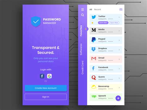 Password Manager App Free Sketch Resource Sketch Elements