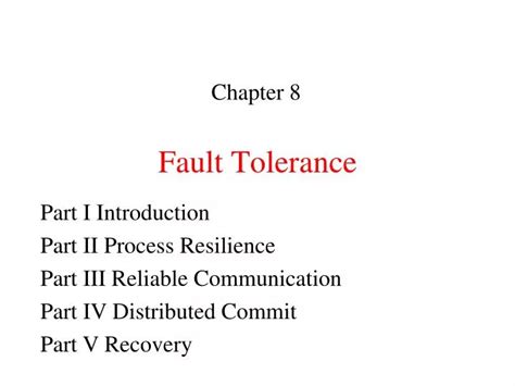 PPT Fault Tolerance PowerPoint Presentation Free Download ID