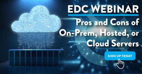 Pros And Cons Of Cloud Servers Edc Webinar