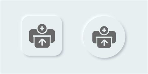 Insert Solid Icon In Neomorphic Design Style Payment Signs Vector Illustration 29135926 Vector