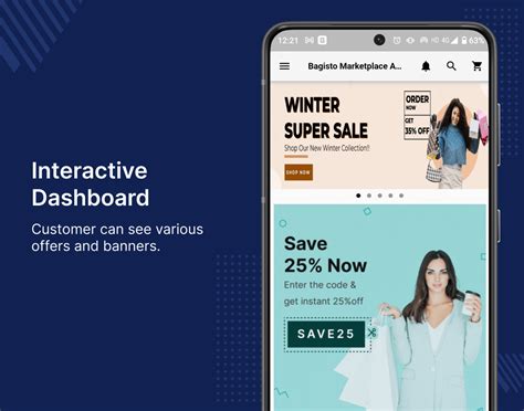 Bagisto Marketplace Mobile App Multi Vendor Androidios App Webkul