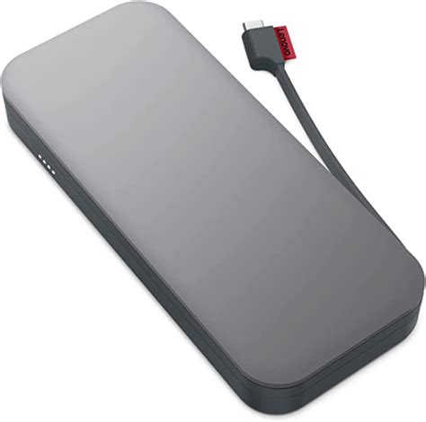 Lenovo Go USB C Laptop Power Bank 20000mAh Storm Grey Startech Store