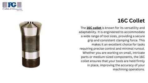 Ppt Collet Solutions From A Leading Collet Manufacturer In India