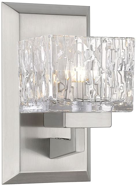 Rubicon By Z Lite Brushed Nickel 1 Light Wall Sconce 124g6 Lamps