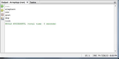 Array Declaration In Java Using Netbeans IDE