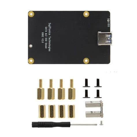 Raspberry Pi 4 Model B M 2 Expansion And M 2 Ssd Kits