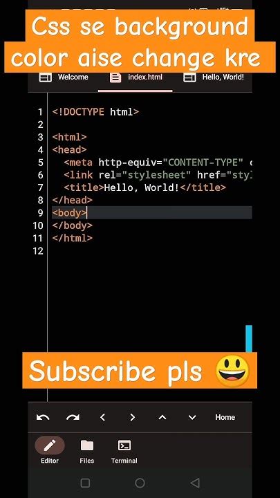 css se background color setkre 2 मिनट में css html css3 shorts ytshorts web tags barish