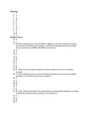 Exam 01 Practice KEY Pdf Matching 1 C 2 A 3 B 4 D 5 C 6 A 7 B 8 D 9 A 10 B 11 C