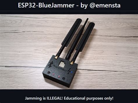 Esp32 Bluejammer Bluetooth Ble Wifi Rc Jammer