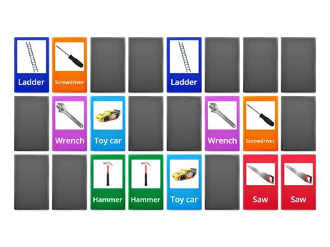 tool memory matching pairs