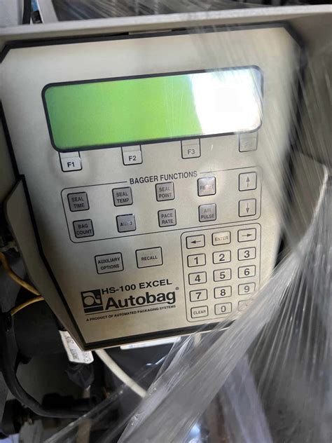 Autobag Hs 100 Excel Bagging Machine Pi 4000 Printer Automated