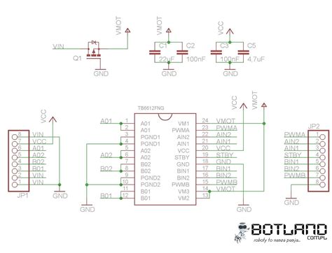 TB FNG Two Channel Motor Controller Module Botland Robotic Shop