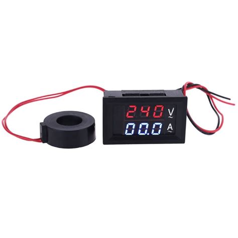 0 28 Digital Voltmeter Ammeter Ac 60 500v 10a 50a Grandado