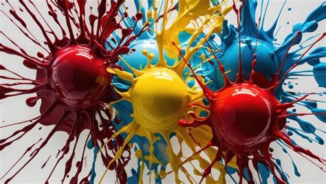 Vibrant Splash Of Intense Colors Creates Dynamic And Energetic Visual Impact Premium Ai