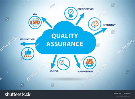 Quality Assurance Illustration Key Elements Stock Illustration