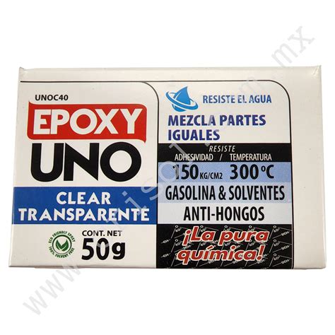 Pegamento Epoxy Uno Clear El Crisol