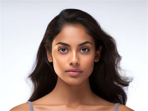 Indian Beautys Luminous Complexion And Aura Accentuate The Profound