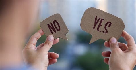 5 Ways To Make Sure Your Yes Means Yes And No Means No