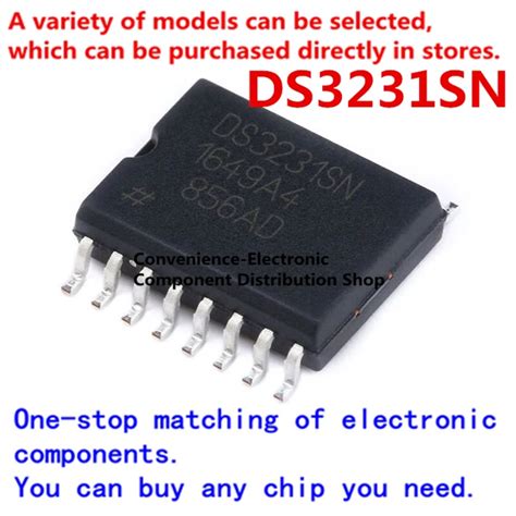 Integrated Circuits Ics 2pcs Ds3231 Ds3231sn Sop 16 Ic Real Time