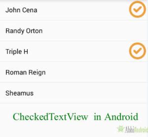 CheckedTextView Tutorial With Example In Android Studio Abhi Android