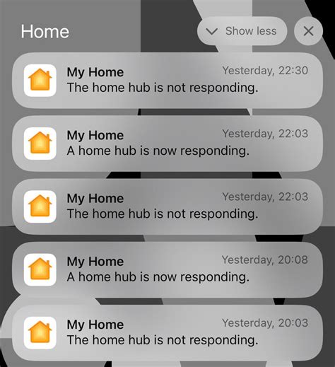 home hub not responding r homekit