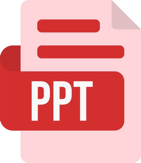 Ppt File Format Free Files And Folders Icons