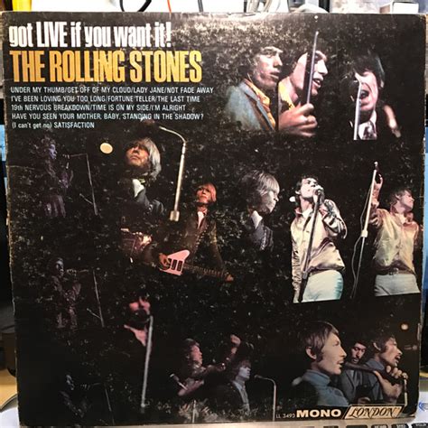 The Rolling Stones Got Live If You Want It Vinyl Discogs