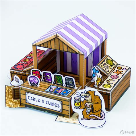 Modular Market Papercraft Kit — R N W