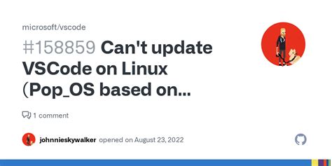 Can T Update VSCode On Linux Pop OS Based On Ubuntu Issue 158859