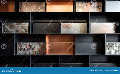 Metal Boxes Pattern Stock Illustration Illustration Of Squares 362092379