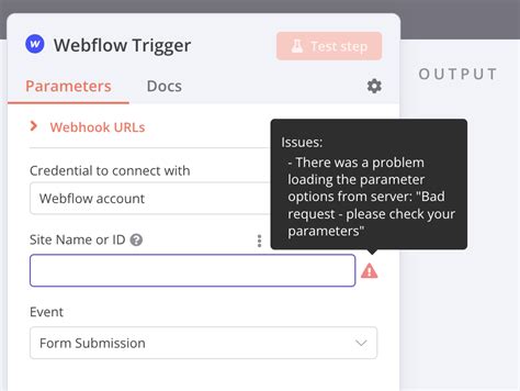Error Loading List Of Webflow Sites Questions N8n Community