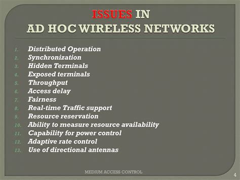 Design Issues In Adhoc Wireless Mac Protocol Pdf Computer