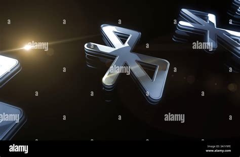 Bluetooth Mobile Device Wireless Connection Golden Metal Shine Symbol Concept Spectacular