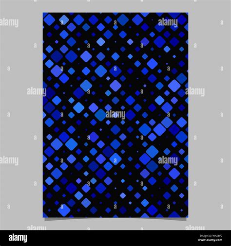 Square Pattern Brochure Design Vector Tiled Mosaic Stationery Background Stock Vector Image