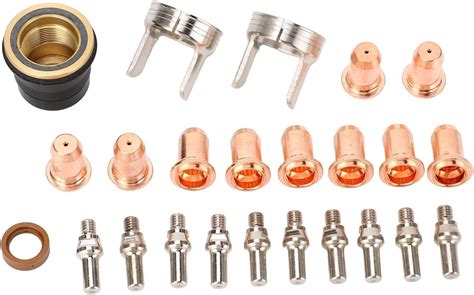 Plasma Cutter Tip Electrode Set 24 Piece Ipt40 Consumables Kit For