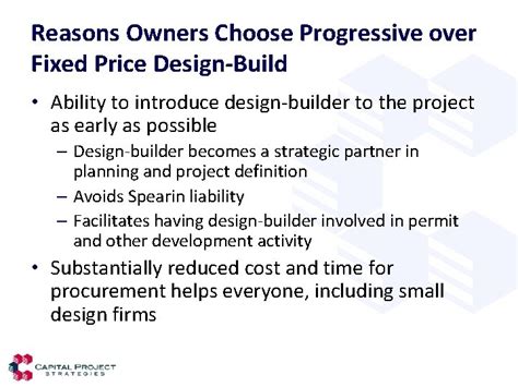 Progressive Designbuild Examining The Structure Procurement And Contracting