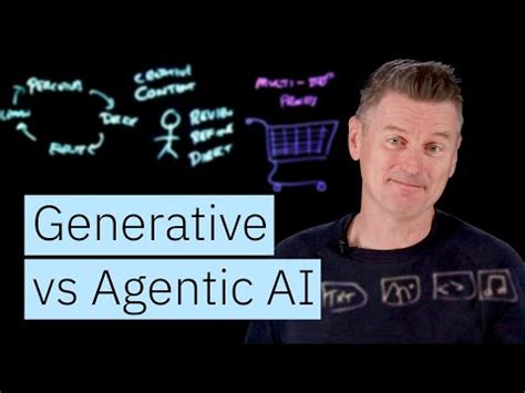 Generative Vs Agentic AI Key Differences Explained