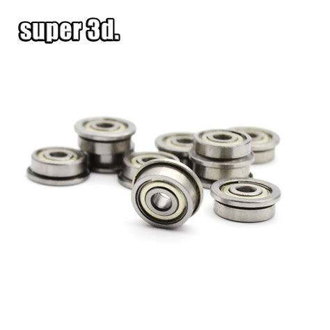 10pcs F623zz Flange Bushing Ball Bearings F623zz 3*10*4 Mm 3d Printer ...