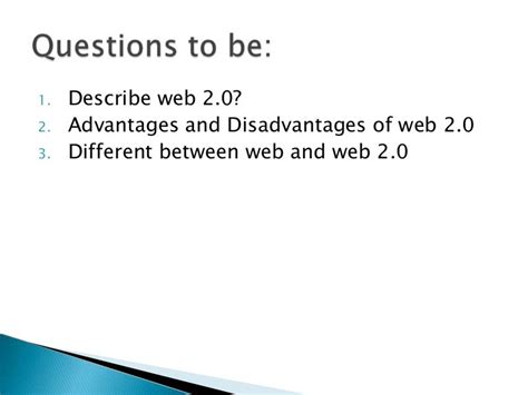 Advantages And Disadvantages Of Web 10 Vs Web 20