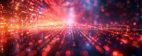 Premium Photo Quantum Communication Networks Transmitting Data Background