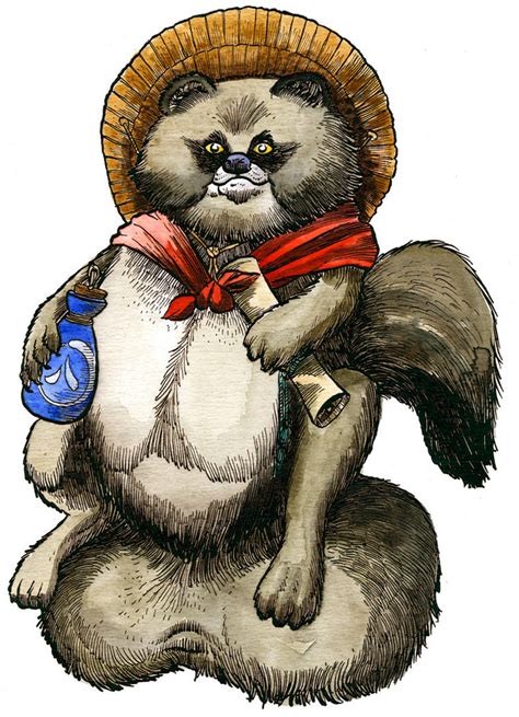 Yokai Monsters Tanuki By Loneanimator On Deviantart