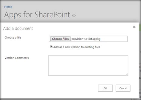 Upgrade SharePoint Framework Solution Using Upgrade Actions